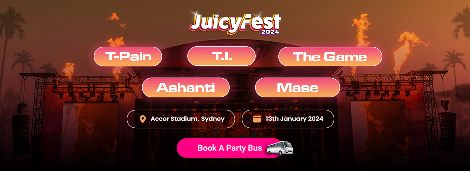 Juicy Fest Returns in 2024: Book a Party Bus in Sydney